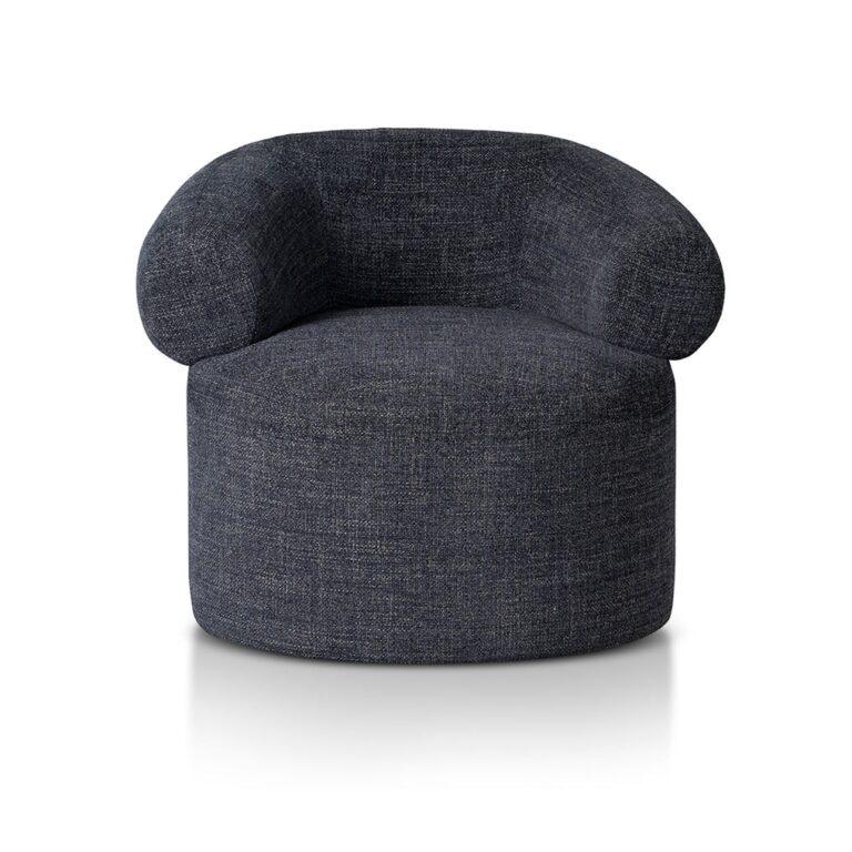 Midran Armchair Charcoal Fabric - Hometri