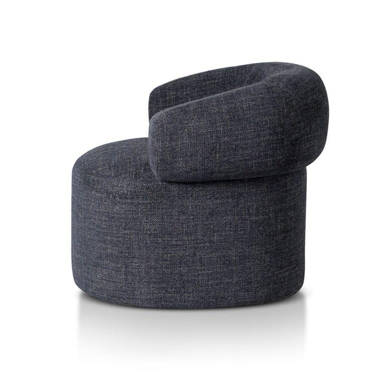 Midran Armchair Charcoal Fabric - Hometri