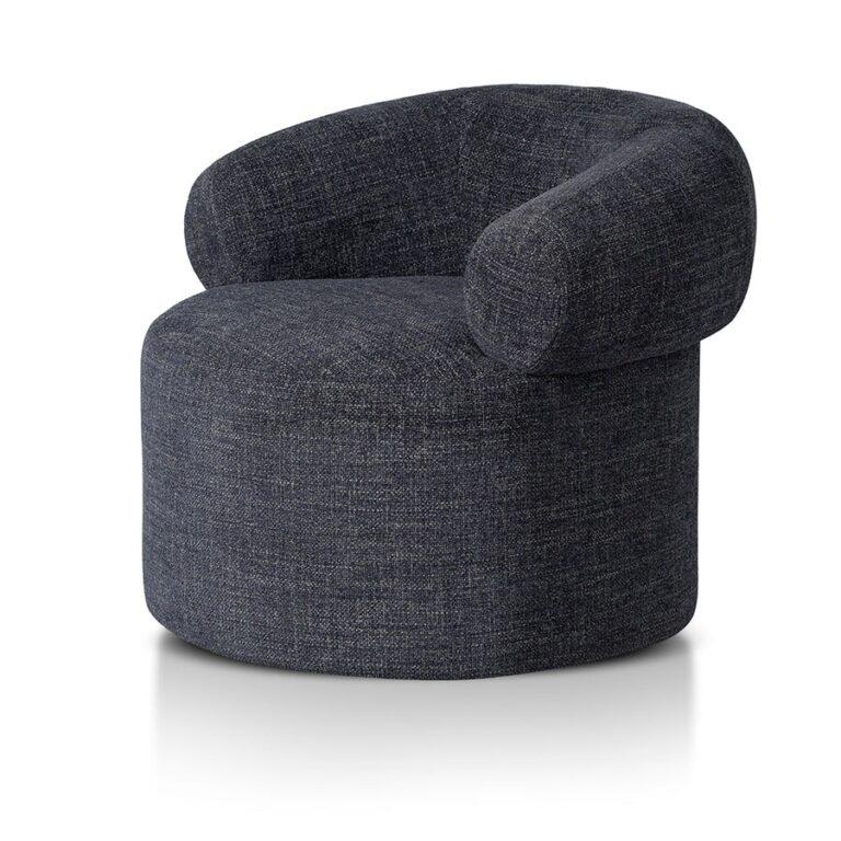 Midran Armchair Charcoal Fabric - Hometri